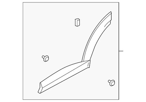 Genuine Mazda Body Side Molding DGH9-51-RD0 | eBay