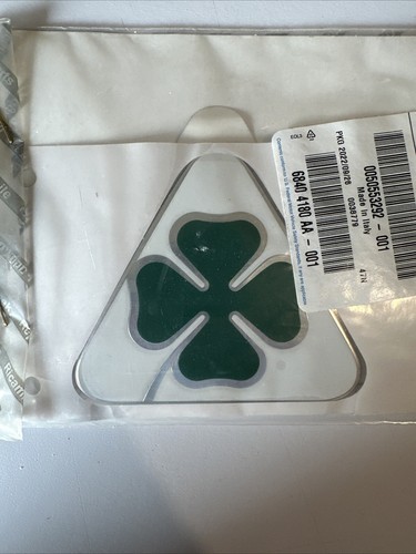 Genuine Mopar Nameplate 68404180AA - Alfa Romeo Quadrifoglio nameplate ...