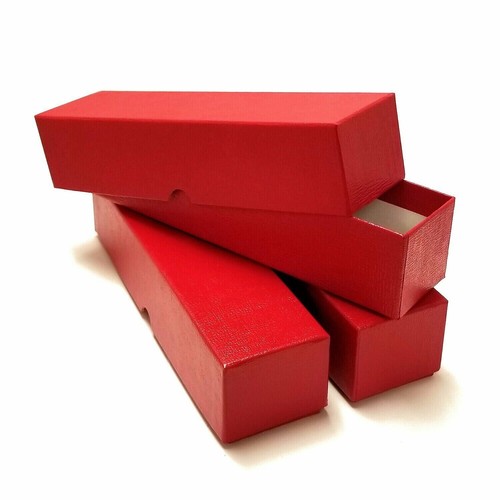 3 Red 2x2 Coin Flips Boxes 9 Inch Top Quality Safe Storage Hold Snap ...