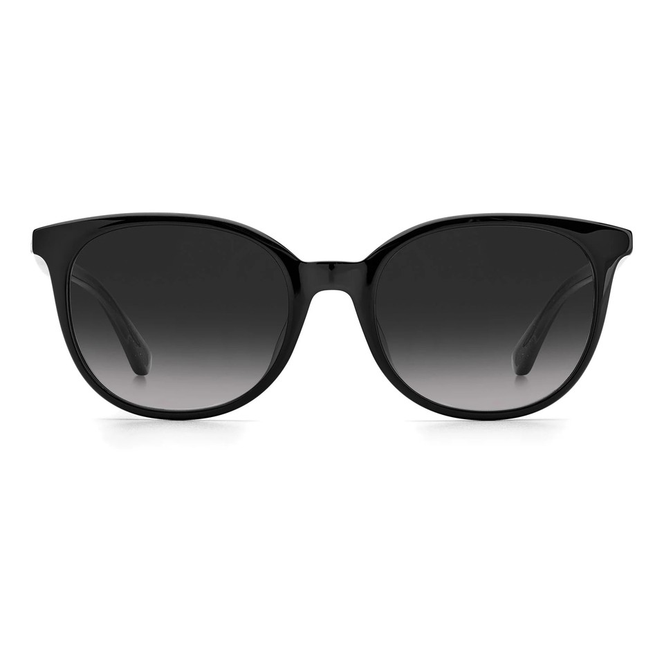 New Kate Spade New York KS Andria/S Round Sunglasses, Black/Gray ...