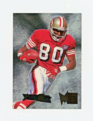 JERRY RICE 1995 Fleer Metal Silver Flasher #34 San Francisco 49ers JM ...