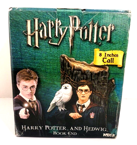 Harry Potter and Hedwig Book End Neca 8" Tall New Open Box See Desc ...