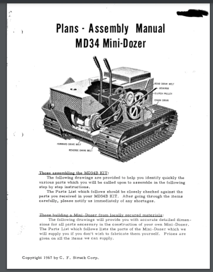 Homemade Dozer Plans