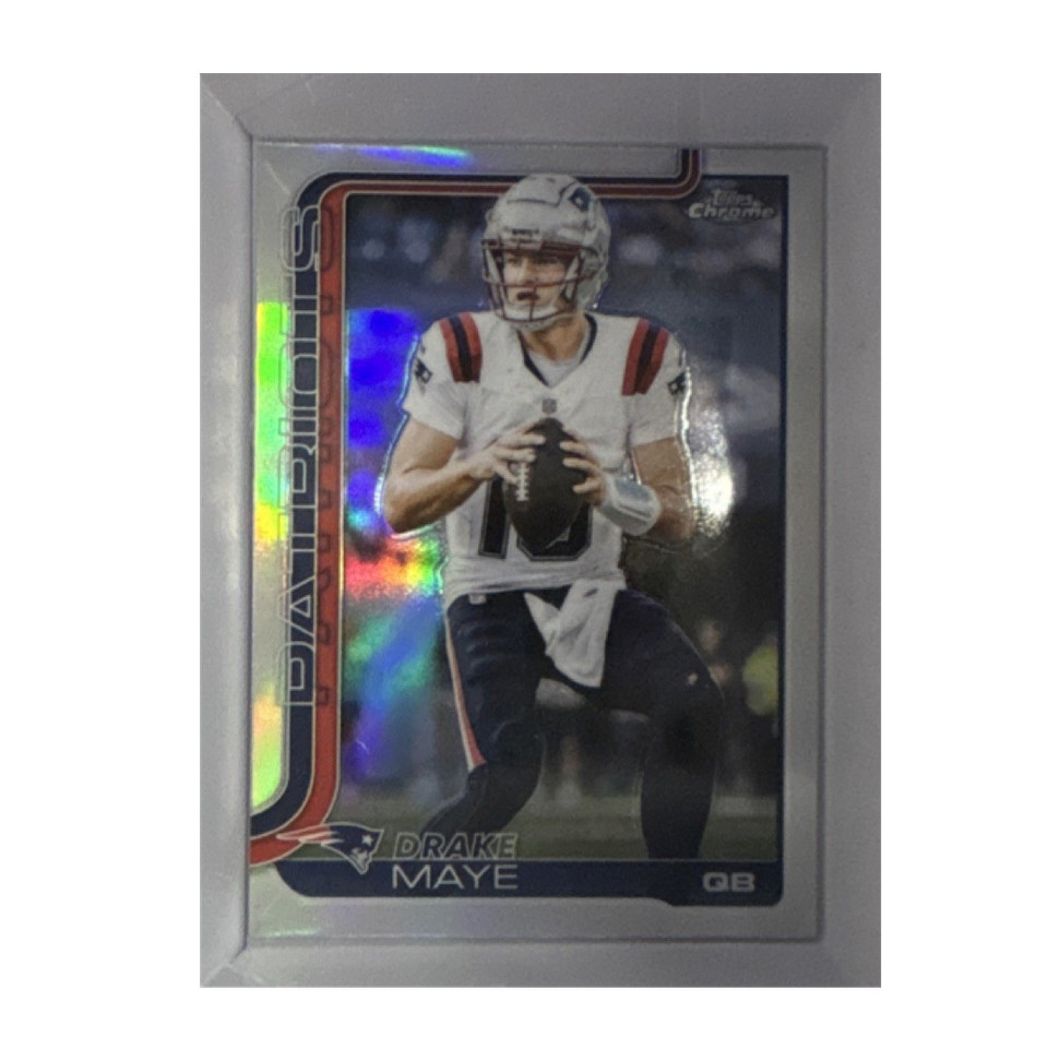 Topps 2024 Chrome Drake Maye refactor Rookie #207 New England Patriots ...