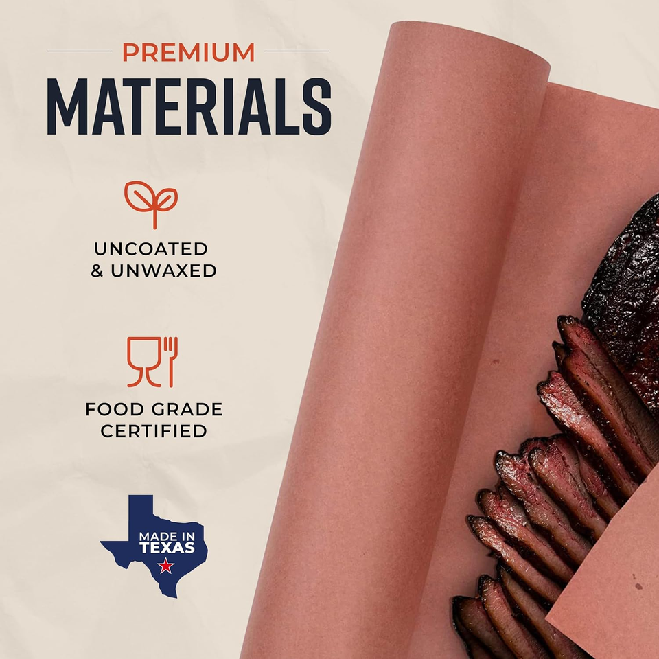 Pink Butcher Paper Roll - 18 Inch X 100 Feet - Unbleached, Unwaxed ...