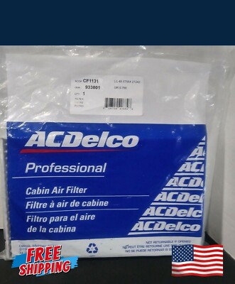 1Pcs OEM Cabin Air Filter ACDelco Original Equipment CF188 Fits For GM ...