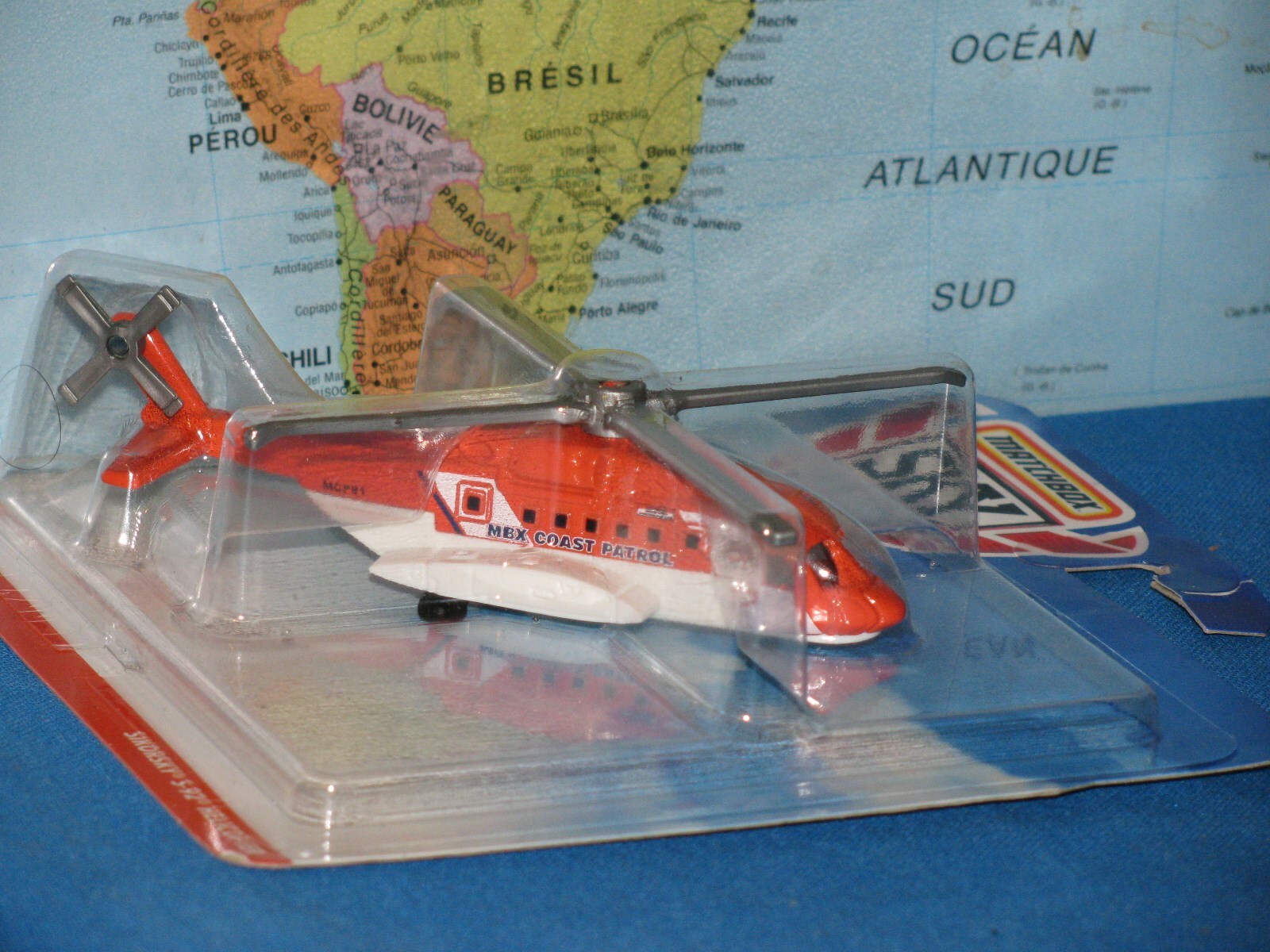 MATCHBOX MBX SKYBUSTERS SIKORSKY S-92 HELICOPTER COAST PATROL ***BRAND ...