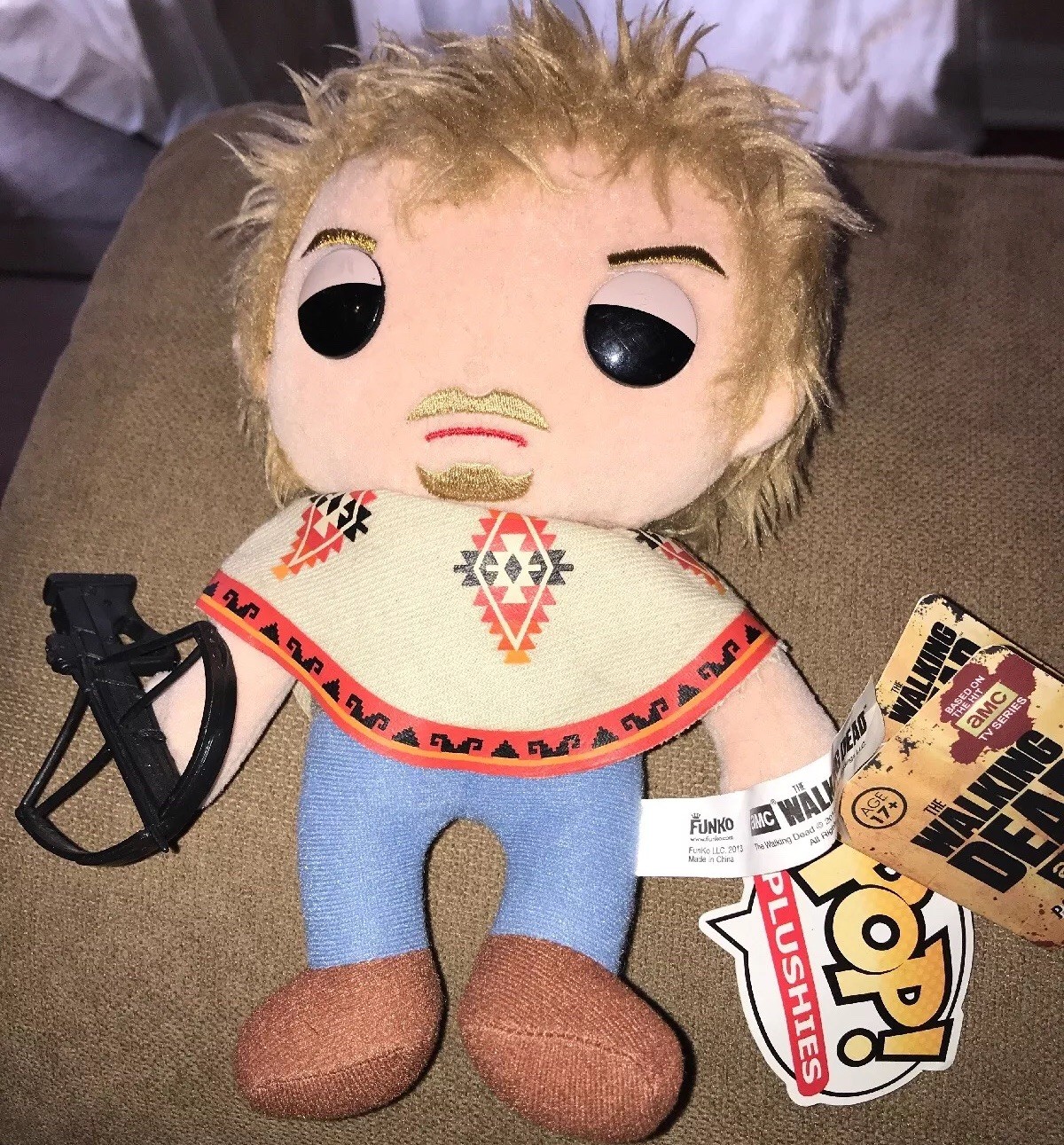 Walking Dead Daryl Dixon With Poncho POP Funko Plushies New Horror | eBay