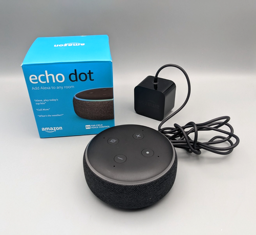 Amazon Echo Dot (3rd Generation) Smart Speaker with Alexa - Charcoal C78MP8 | eBay