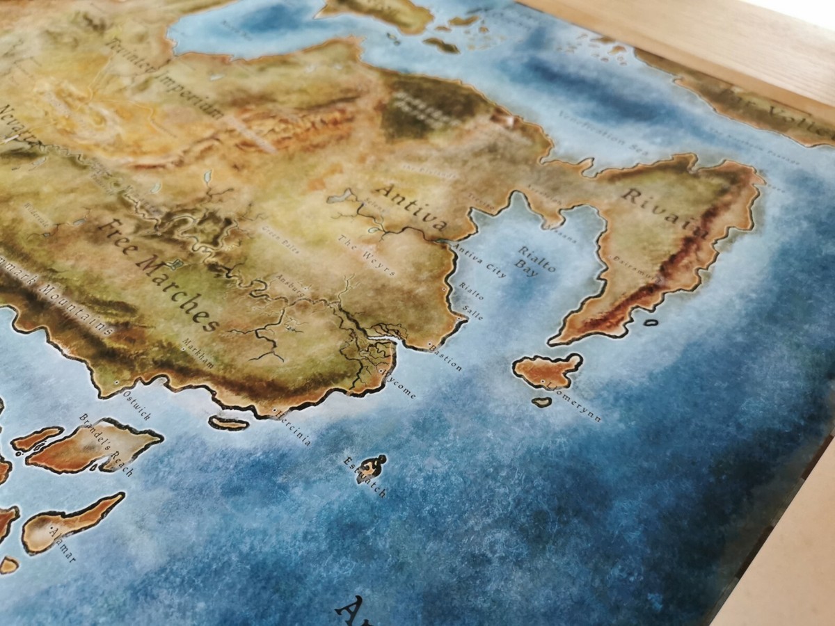 Mapa Golarion Em Alta Resolucao ArtStation Golarion Map