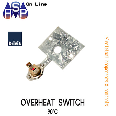 BRIVIS 90°C OVERHEAT SWITCH FOR DUCTED HEATERS - PART# B010745 | eBay ...