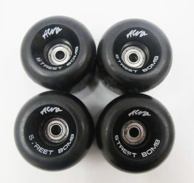 Set of 4 Black Alva 'Street Bomb' Skateboard Wheels | eBay