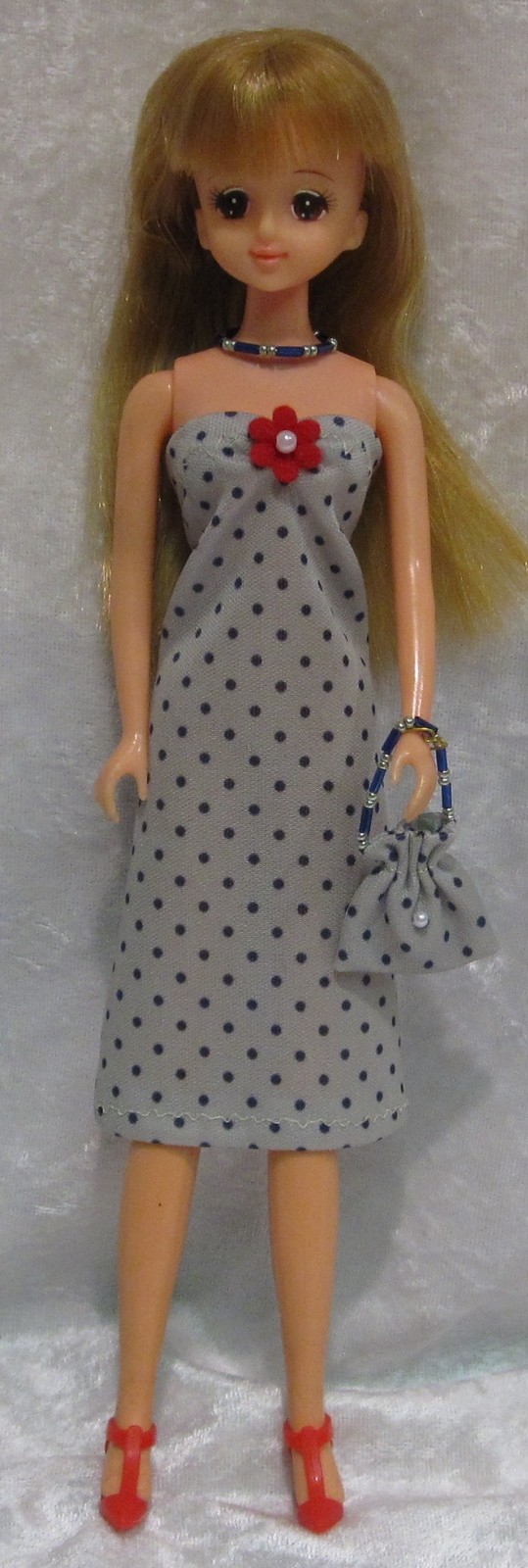 Made to fit TAKARA JENNY Licca #14 Dress, Purse, Necklace, Handmade ...