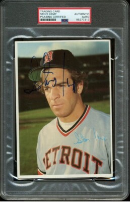 SIGNED STEVE KEMP 1980 TOPPS SUPERSTAR CARDS PSA AUTHENTIC DNA AUTO | eBay