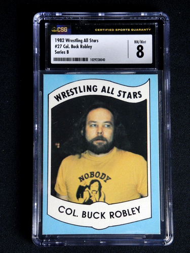 1982 Wrestling All-Stars Series B - Buck Robley #27 (RC) for sale ...