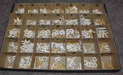 Menu Boards - Letters