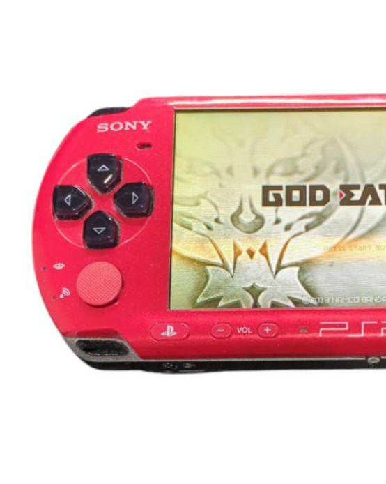 Sony Playstation PSP-3000 Limited Edition black red console only used ...