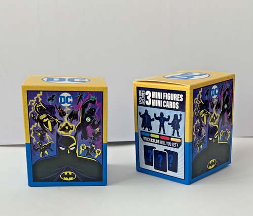 Set of 2 DC Mini Figures & Mini Cards Mystery Blind Boxes Wendy's Kids ...