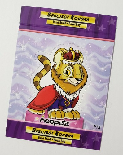NEOPETS TRADING CARD GAME STAND-UPS SPECIES KOUGRA P13 ROYAL BOY 2008 ...