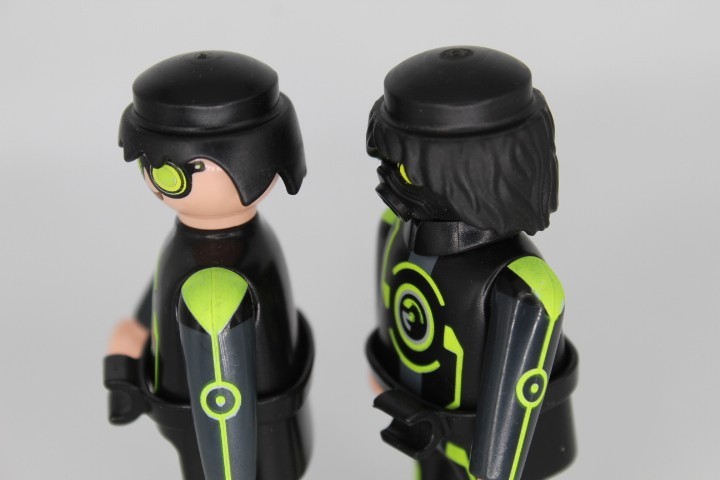 Playmobil Men Male Adult Figures (2009) Black SPACE RANGERS Secret ...