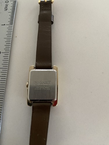 Vintage Antique Signet Tank Watch New Band New Battery Working Great ...