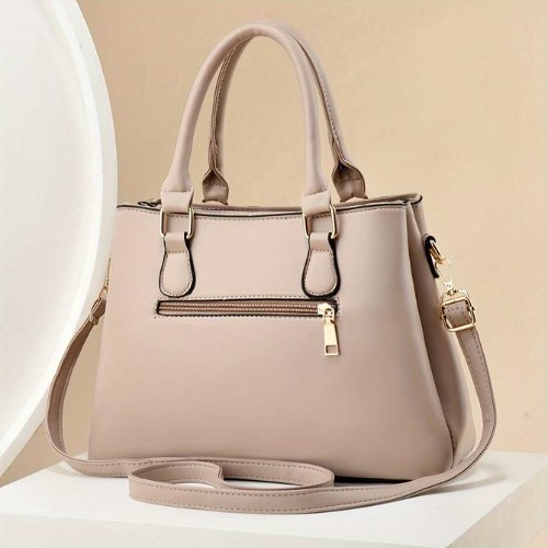 [Chic Handbag] Chic Wo's Large Capacity Handbag | Fashionable Plaid ...