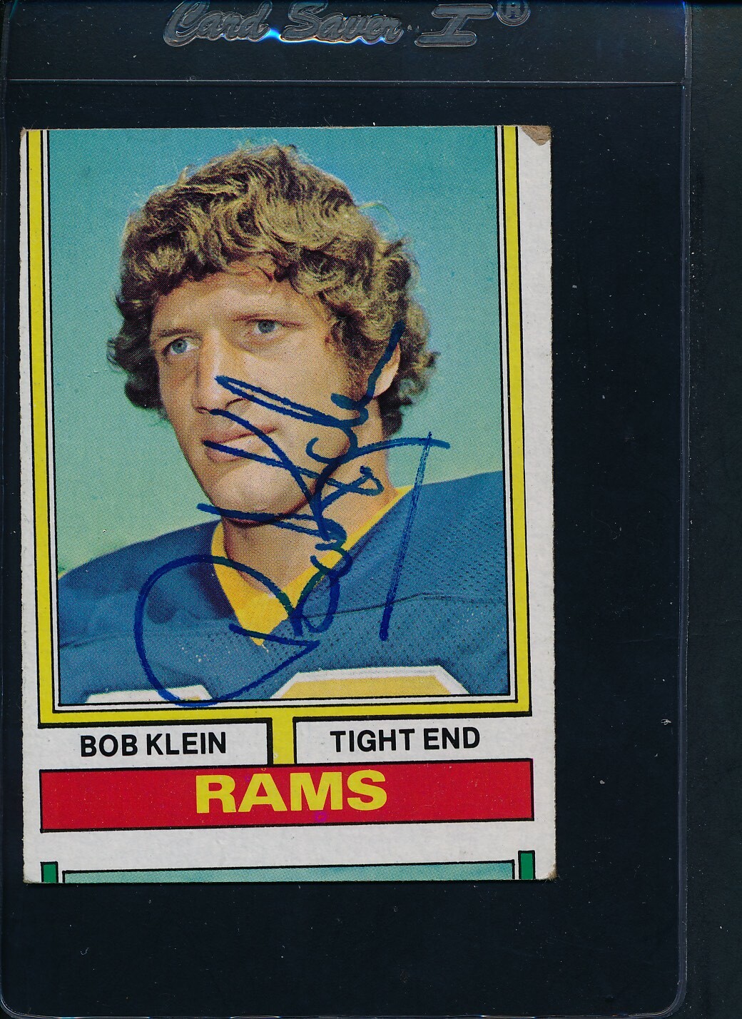 1974 Topps #152 Bob Klein Rams Signed Auto *31162 | eBay