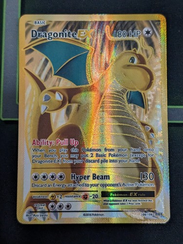 Dragonite EX 106/108 Evolutions Full Art Holo Rare Pokemon Card | eBay