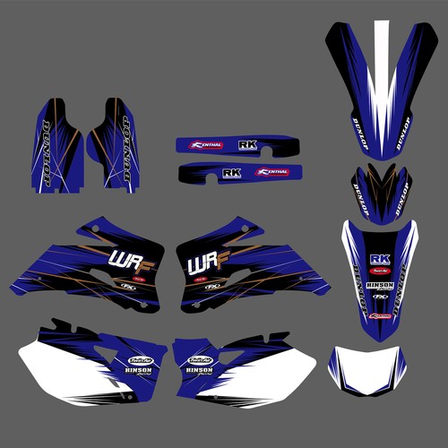 Team Graphics & Backgrounds Decals Kit For Yamaha WRF 250 WR250F 2007 ...