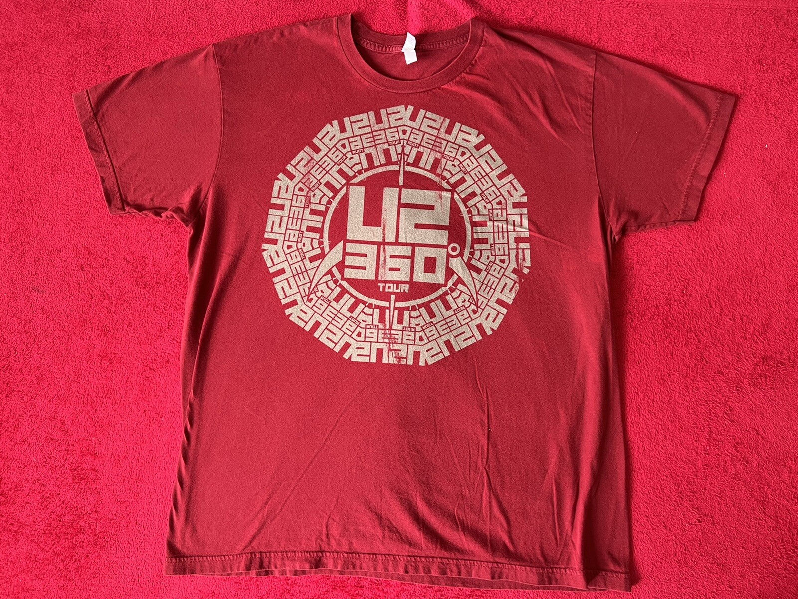 2XL American Apparel U2 360 Tour T-Shirt | eBay