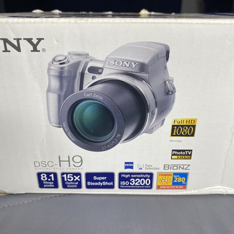 Sony Cybershot DSC-H9 8.1MP Compact Digital Camera W/ Battery *See Description* | eBay