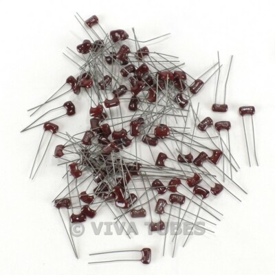 Vintage Lot of 90 El-Menco Mini Mica Capacitors 34Pf 500V | eBay