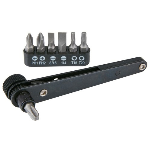 MINI RIGHT ANGLE ANGLED OFFSET HAND RATCHET SCREWDRIVER RATCHETING ...