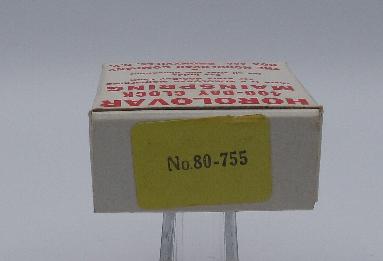 Horolovar 400 Day Clock Mainspring 80-755 for Anniversary Clocks | eBay