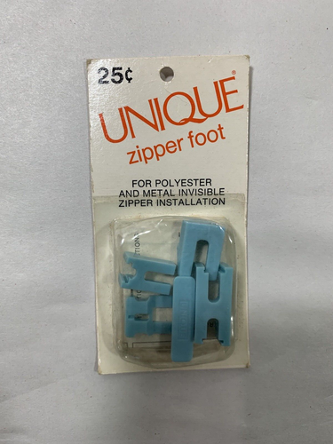 Vintage Unique Zipper Foot For Polyester & Metal invisible Zippers YKK ...