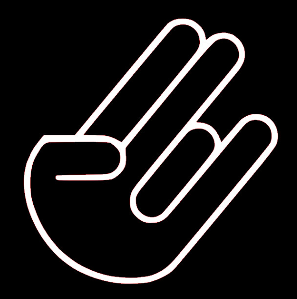 Dope Hands Middle Finger