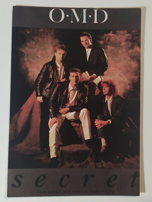 Carte postale OMD Secret Orchestral Manoeuvres in the Dark postcard | eBay
