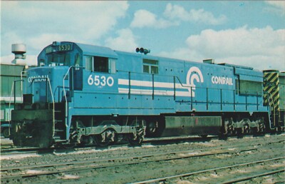 CONRAIL U28C # 6530 in the NEW Conrail colors at Buffalo, NY in 1976 | eBay