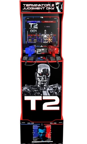 Arcade1Up - Terminator 2: Judgement Day - T2- FRONT DECAL Sticker Mod ...