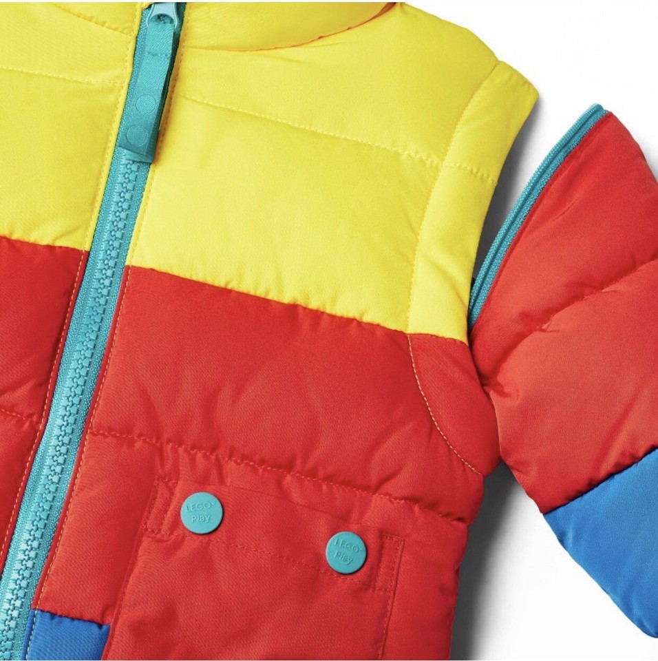 NEW Color Block Puffer Jacket 0-3 month LEGO® Collection x Target ...