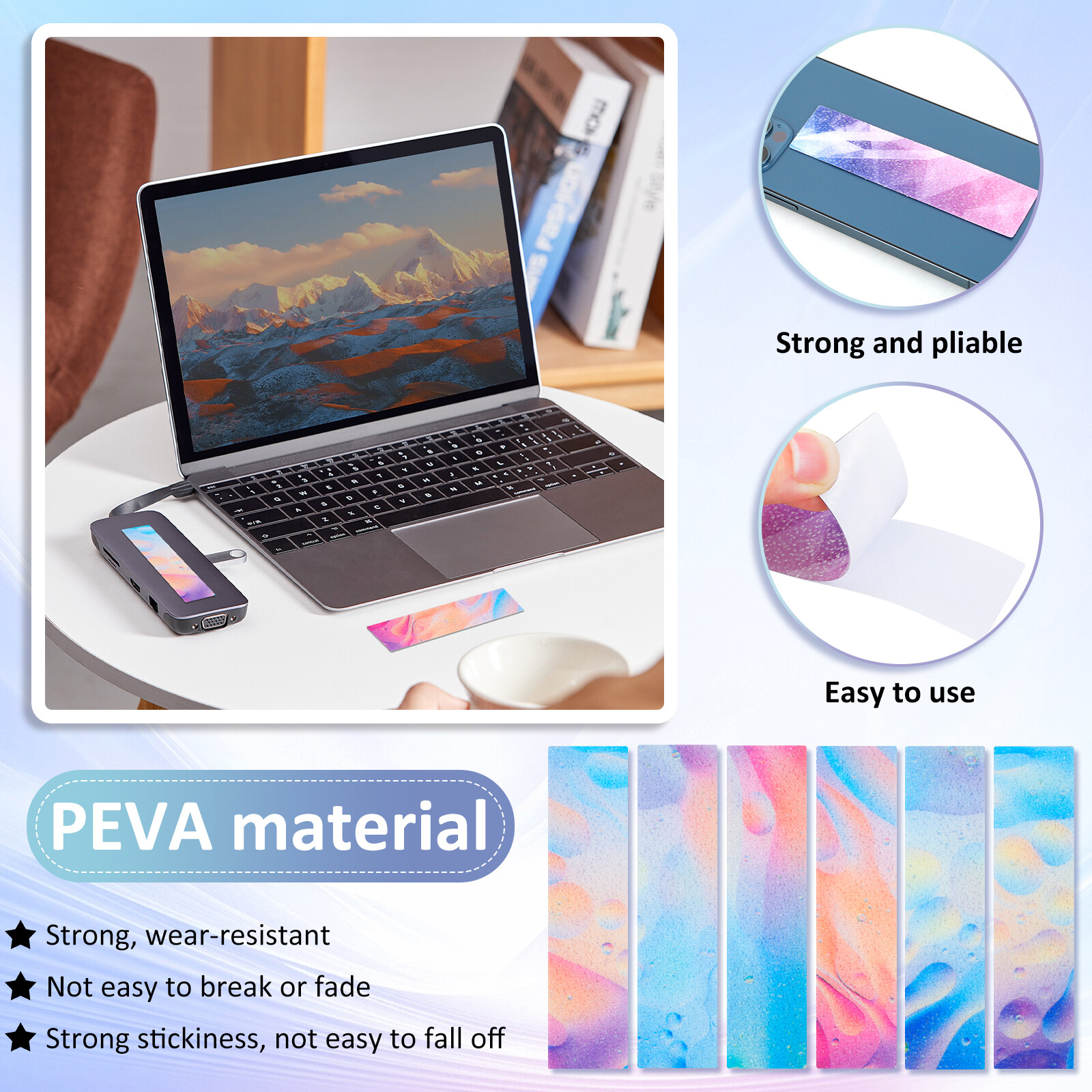 72Pcs Calm Stickers Reusable Tactile Rough Textured Stickers Creative ...