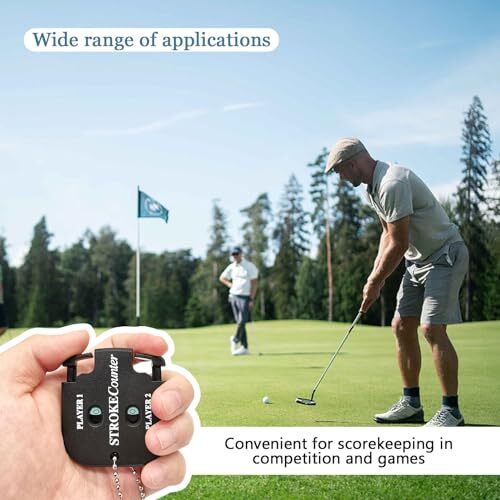 2pcs Golf Score Indicator 2 Player Stroke Counter Clicker Portable Golf ...