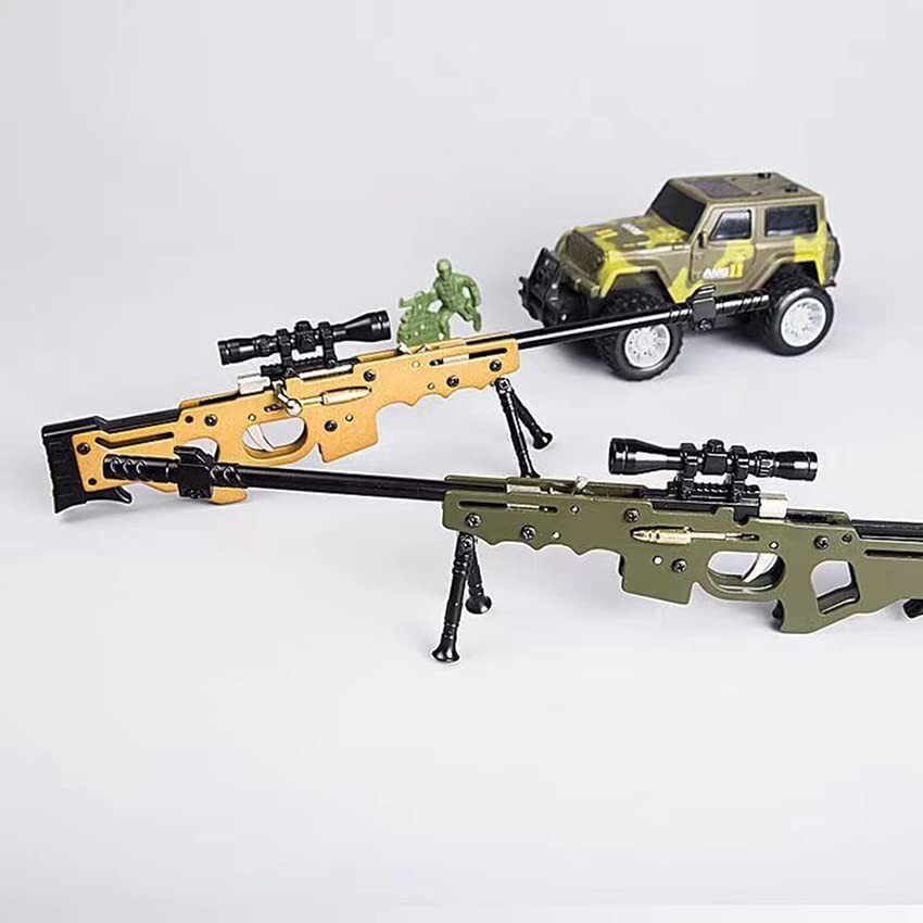 Alloy Model Ornament Toy Battleground Gun Mini Toy Gun Awm