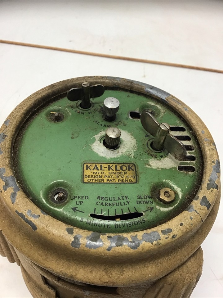 Rare Kal Klok 4-in-1 Rotary Tape Measure Alarm Clock with Calendar ...