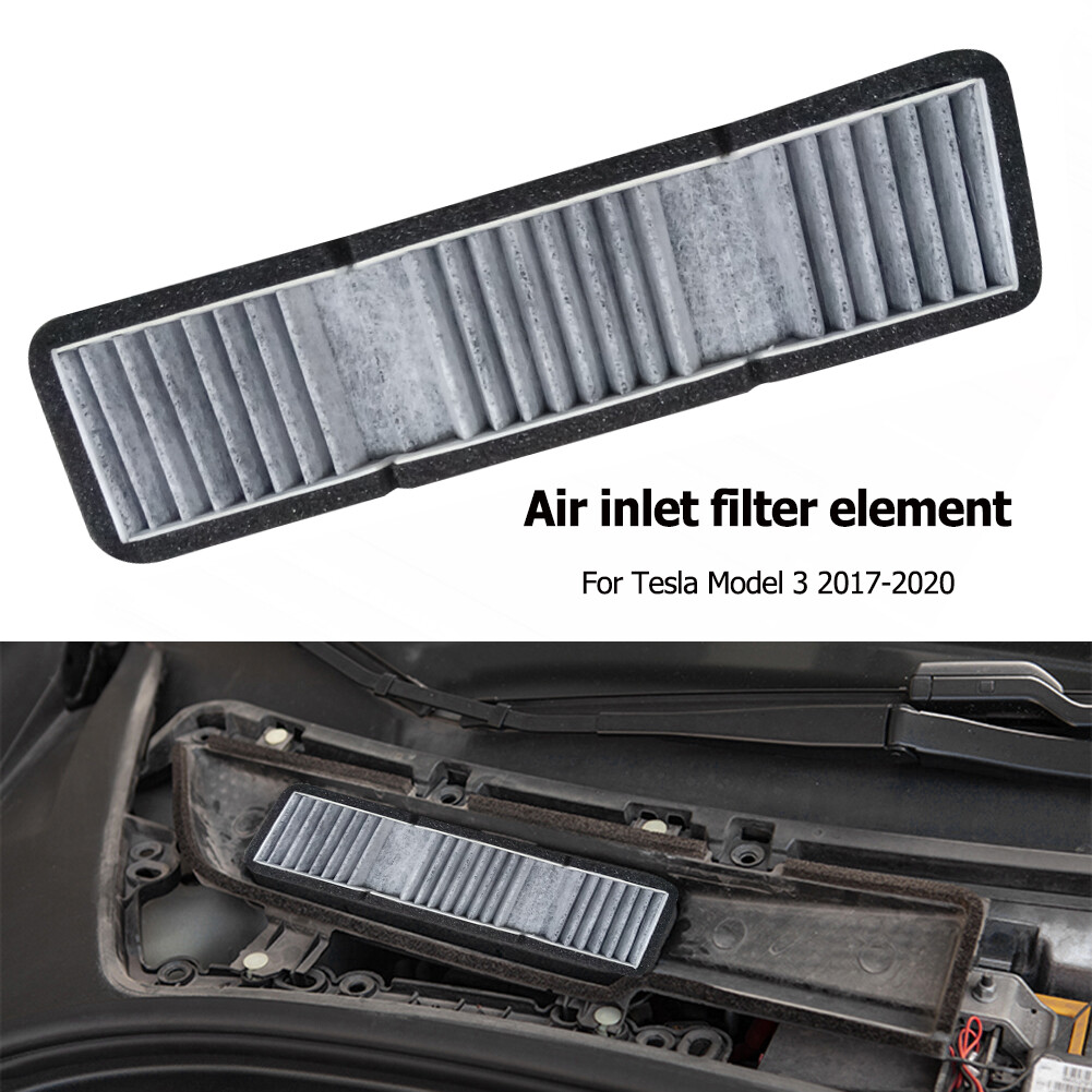 Car Air Flow Vent Cover Trim Air Filter for Tesla Model 3 17-20 (Active ...