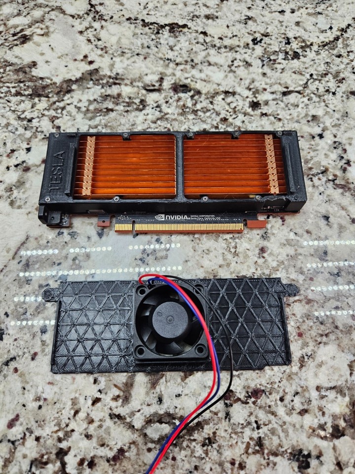 Nvidia P4 Tesla Fan Cooling Adapter Shroud Kit GPU Accelerator Card AI ...