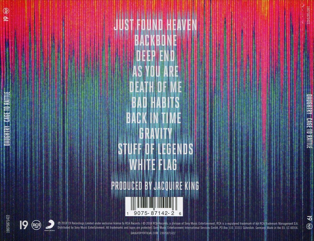 DAUGHTRY - CAGE TO RATTLE * NEW CD 190758714226| eBay