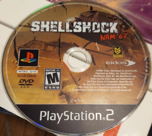 Shellshock Nam '67 Sony PlayStation 2 PS2, 2004 Disc Only Play Tested ...