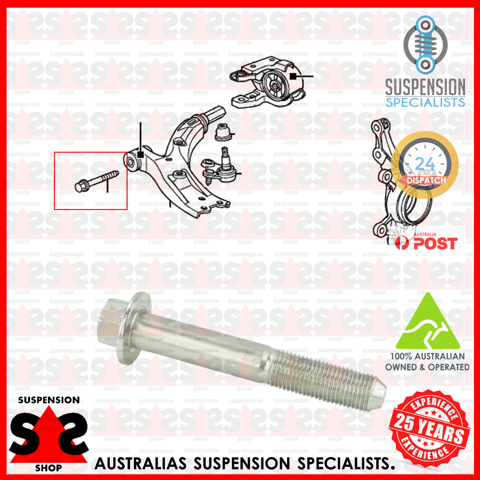 Fastening Bolt, Control Arm Suit HONDA Civic Ix (Fk) 1.8 i-VTEC (FK2 ...
