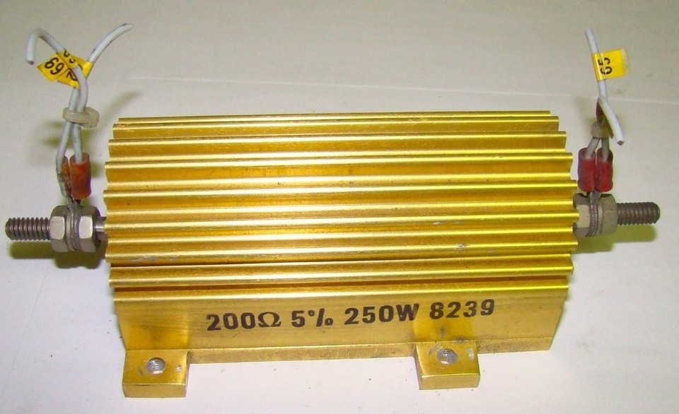 Pacific 250CH Power Resistor, 250W, 5%, 200 Ohm, (8239), Used | eBay